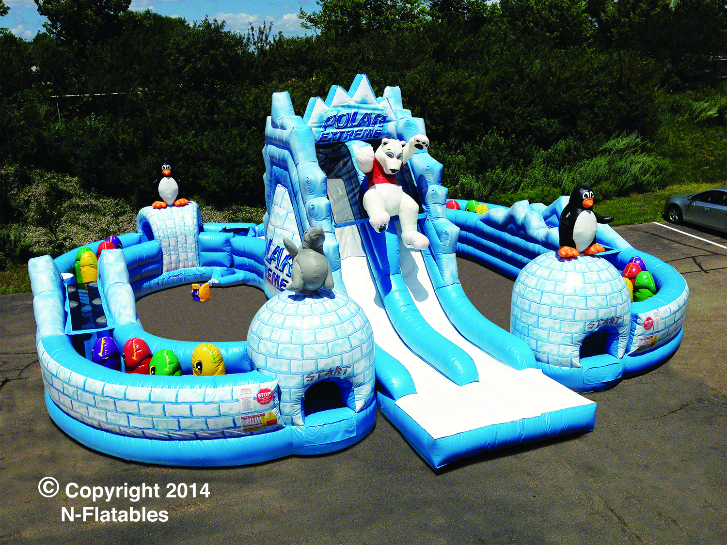Polar Extreme Obstacle Course - Party Perfect Rentals