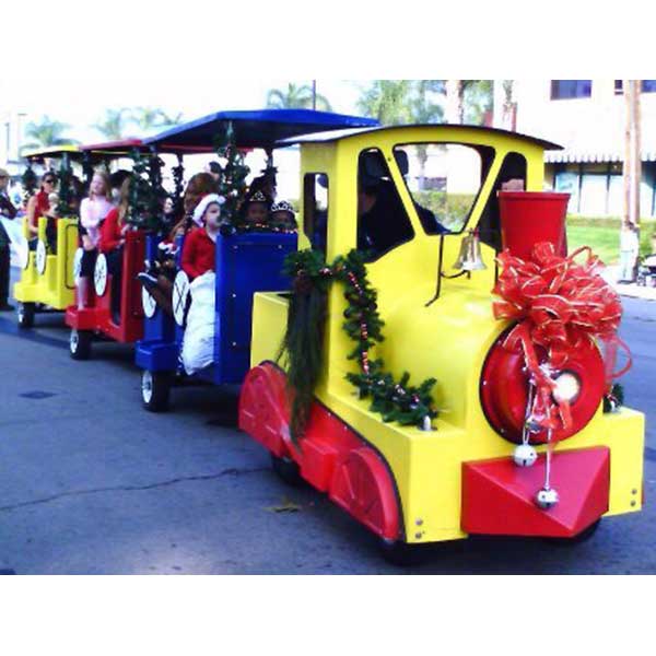 Christmas Trackless Train - Party Perfect Rentals